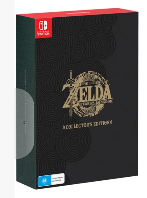 NINTENDO SWITCH ZELDA: Tears of the Kingdom Collectors Empty Box - Pre ...