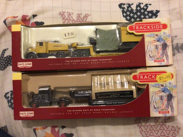 LLEDO TRACKSIDE DIECAST Model Scammell Tractors With Low Loaders x2 ...
