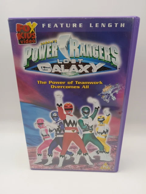 POWER RANGERS LOST Galaxy - The Power Of Team Work Overcomes All (VHS ...