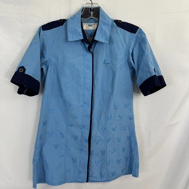 DISNEY CAST MEMBER Costume Employee Uniform Shirt Character Attendant ...