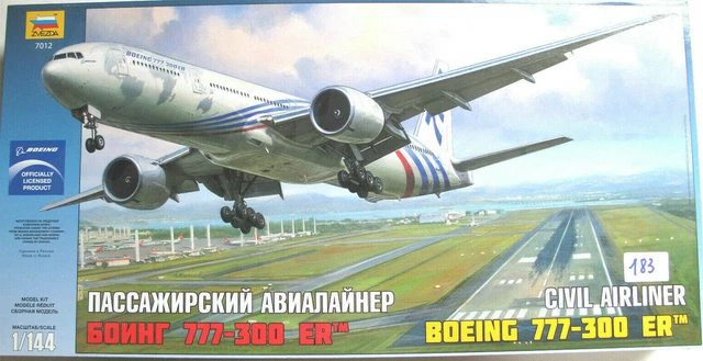 ZVEZDA Boeing 777-300 ER 1/144 Decals Boeing (Ref 183) EUR 22,00 ...