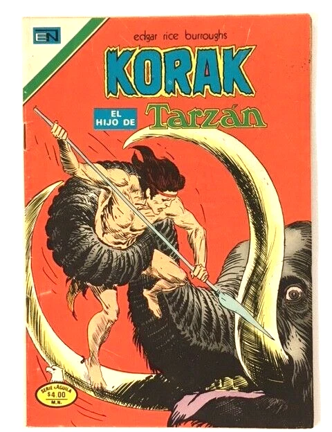 GREAT TARZAN KORAK Spanish Mexican Comic 2-64 (1977) Novaro Mexico £3. ...