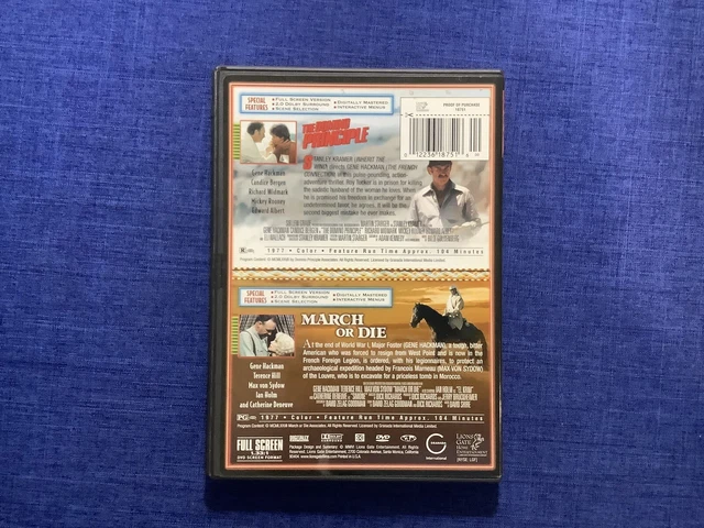 DOMINO PRINCIPLE/MARCH OR Die (DVD, 2006) Gene Hackman Like New Region ...