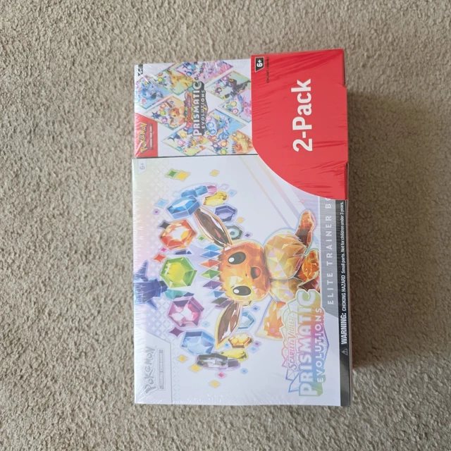 POKÉMON TCG: SV8.5 Prismatic Evolutions Costco 2-Pack - ETB & Booster ...