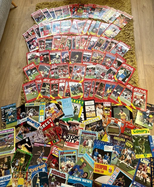ARSENAL BULK COLLECTION Programmes . 1983-1996 x 128 £41.26 - PicClick UK
