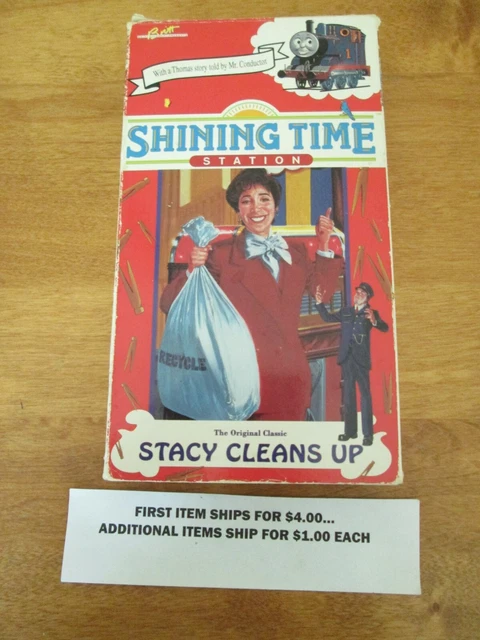 VHS TAPE Shining Time Station - Stacy Cleans Up $8.00 Ship $4.50/$1.00 ...