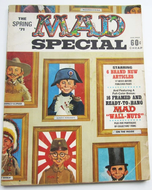 MAD MAGAZINE 1971 Spring Special 80 pages Humor Good+ Grade 2.5 Vintage ...