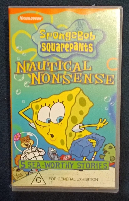 SPONGEBOB SQUAREPANTS NAUTICAL Nonsense Vhs $65.00 - PicClick AU