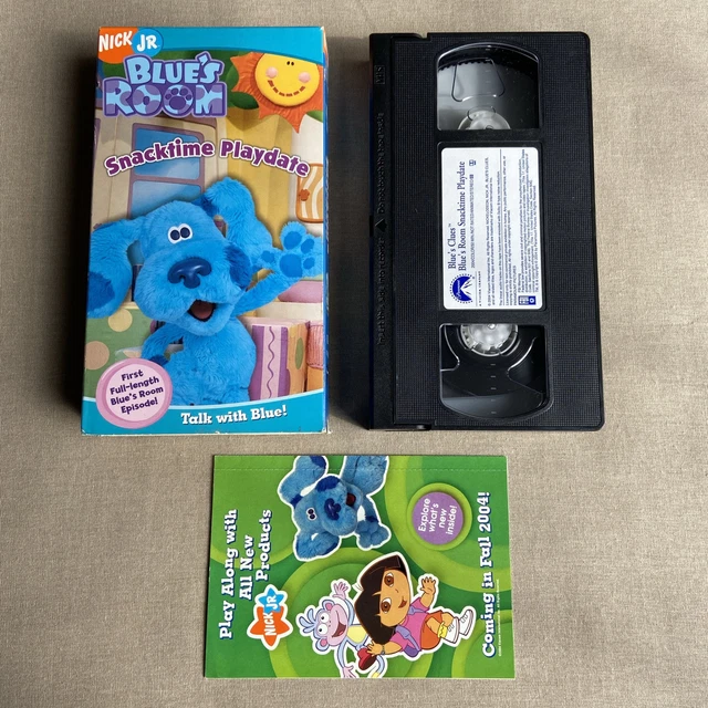 BLUE'S CLUES: BLUES Room: Snacktime Playdate (VHS 2004) Nick Jr ...