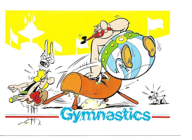 RARE / CARTE Collection - Asterix Et Obelix Gym Gymnastique Olympic ...