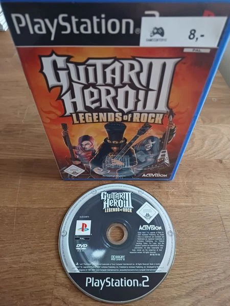 GUITAR HERO III Legends Of Rock Sony Playstation 2/PS2 + istruzioni EUR 7,99 - PicClick IT