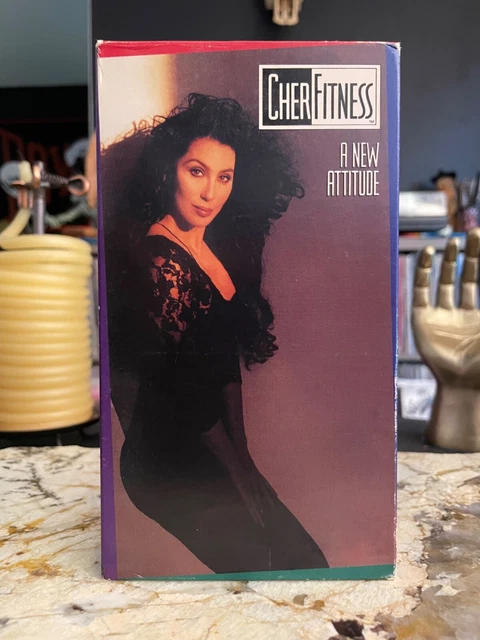 CHER FITNESS A New Attitude VHS Video Tape Step Aerobics Workout CBS ...