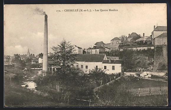 CPA CHEMILLÉ, LES Quatre Moulins EUR 7,00 - PicClick FR