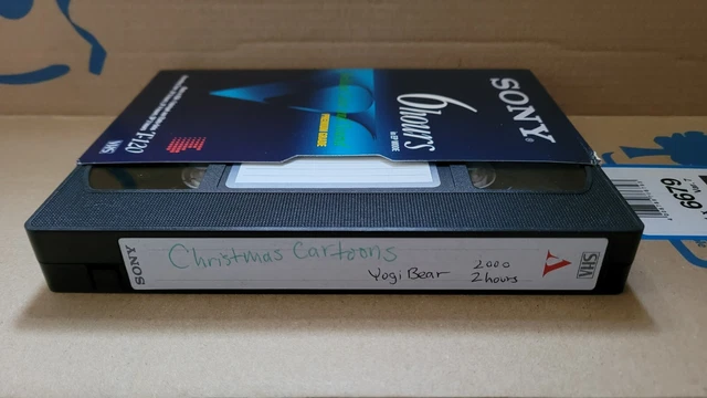 VHS VIDEO TAPE Christmas cartoons commercials Cartoon Network ...
