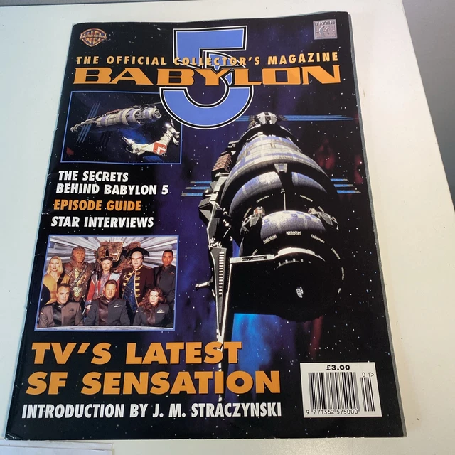 THE OFFICIAL COLLECTOR'S Magazine Babylon 5 1996 First Edition £24.99 ...