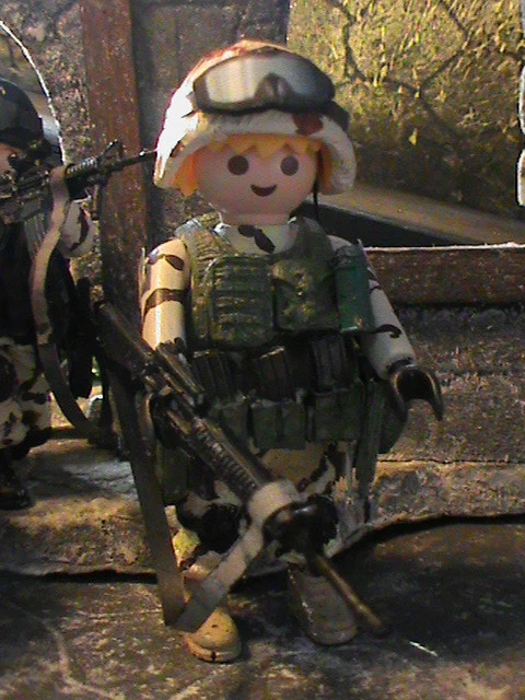 PLAYMOBIL CUSTOM US Ranger (Mogadiscio) (Somalie-1993) Ref-0263 Bis EUR ...