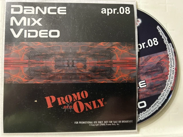 RARE DVD SLEEVE PROMO ONLY Dance Mix Video 2008 April $71.95 - PicClick