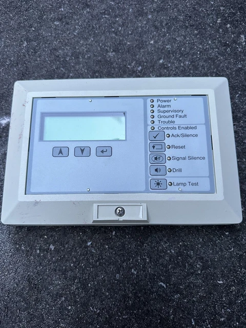 EST EDWARDS RLCD-C Remote LCD annunciator with command controls. Fire ...