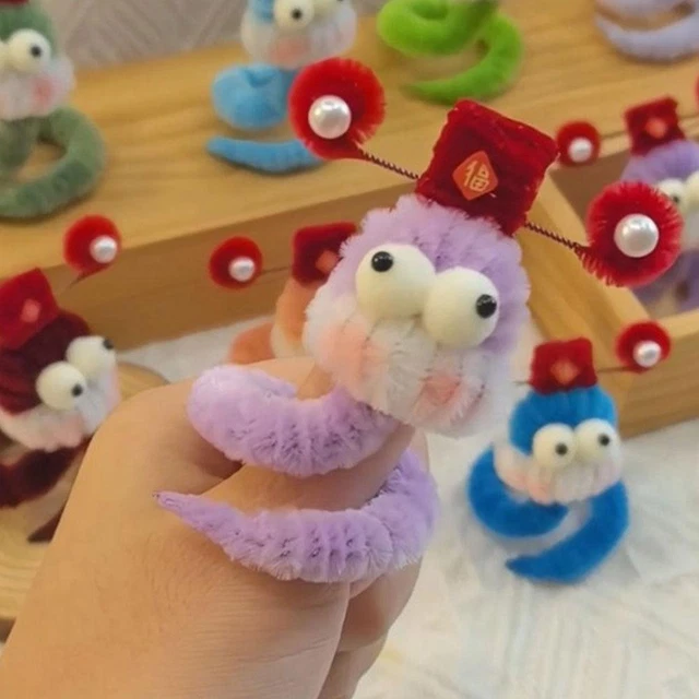 2025 CREATIVE CUTE Cartoon Twist Stick God Snake Ornament DIY D9T9 ...