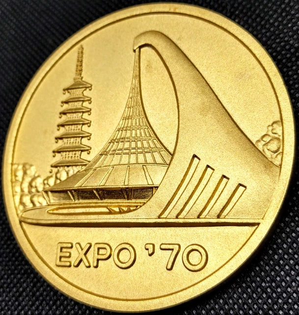 JAPAN EXPO'70 1970, Commemorative Medal ＆ Original Case, World Exposition £28.74 - PicClick UK