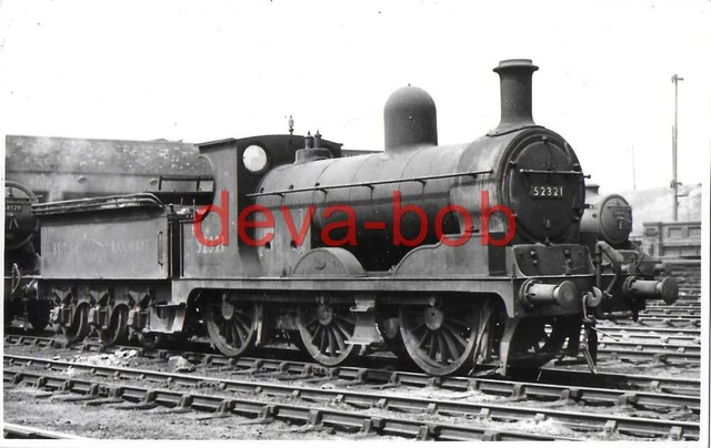 RAILWAY PHOTO LMS 2F 52321 Speke Junction Shed 1951 L&YR Class 11 0-6-0 ...