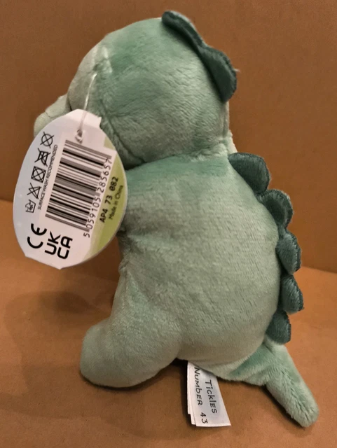 MY BLUE NOSE Friends Tickles The T- Rex Soft Plush Toy Number 43 with ...
