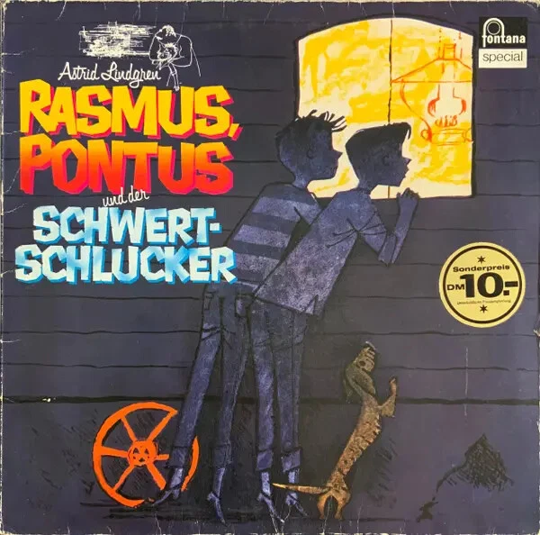 ASTRID LINDGREN RASMUS, Pontus Und Der Schwertschlucker Fontana Vinyl ...