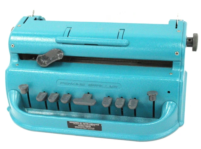 VINTAGE PERKINS BRAILLER Designed By David Abraham Distributed By RNIB ...