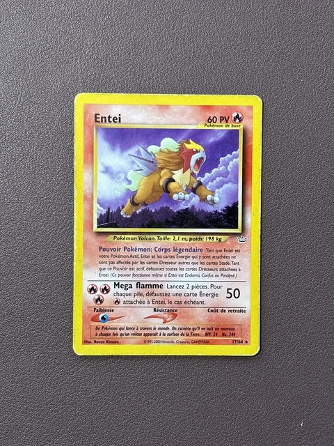CARTE POKÉMON ENTEI 17/64 Ed. 2 - Neo Revelation - FR EUR 5,00 ...