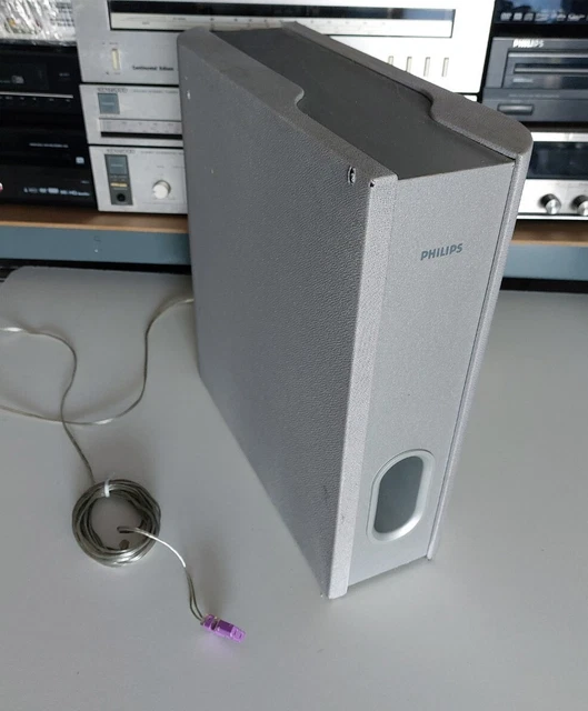 PHILIPS SW 5000 Subwoofer avec câble pour Système Home Cinéma HTS5000W ...