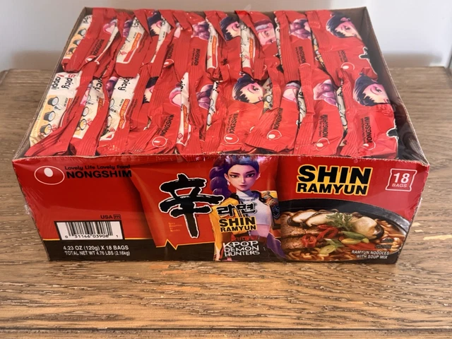 18PK KPOP DEMON Hunters SHIN Ramyun Ramen Huntrix Rumi Zoey Mira ...
