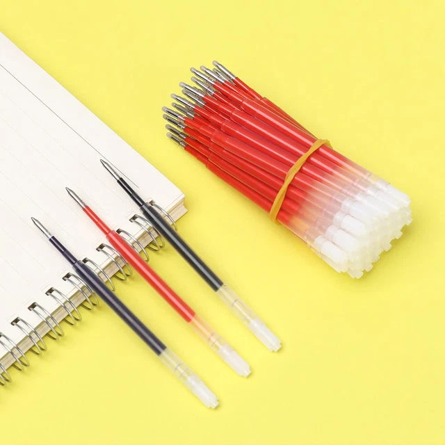 REPLACEMENT PRESS THE Rotating Medium Nib Core Gel Pen Refills Black ...