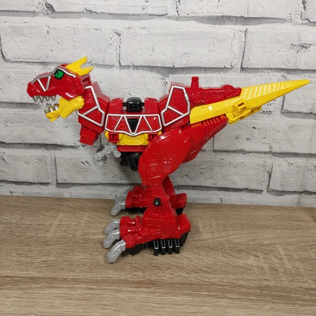 POWER RANGERS DINO Charge Megazord T-Rex Stego Tricera Zord Chargers ...