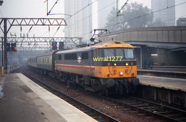 ORIGINAL RAILWAY PHOTOGRAPHIC negative Class 86 86229 at London Euston ...