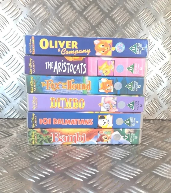 WALT DISNEY CLASSICS VHS Bundle Of 6 Disney Video Tapes - Excellent ...