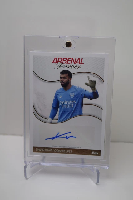 CARTE DÉDICACÉE DAVID Raya Arsenal - Topps Arsenal Forever EUR 24,82 ...