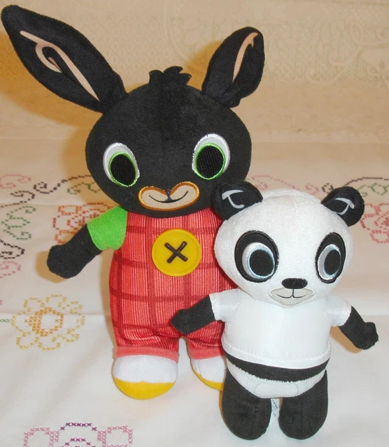 TALKING BING BUNNY Soft Toy Plush Teddy CBeebies & Pando Panda plush💓 ...