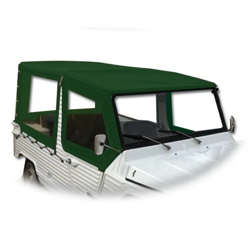 CITROEN MEHARI CAPOTE Complet Vert Hood Soft Top Roof Green Bache Verte ...
