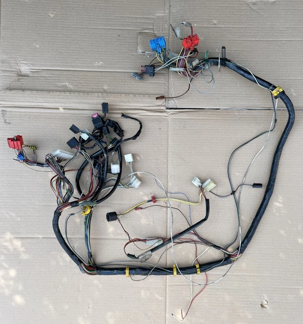 VW GOLF MK1 1.8 Carburettor Convertible Genuine Dashboard Wiring Loom ...