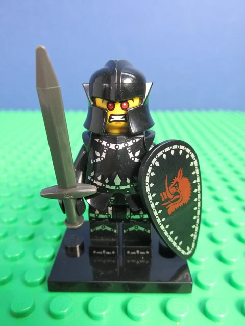 GENUINE LEGO SERIES 7 EVIL KNIGHT minifigure COMPLETE RARE 8831 CMF set ...
