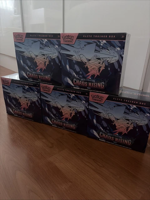 POKÉMON TCG MEGA Evolution Chaos Rising Elite Trainer Box ETB Sealed 🔥 ...