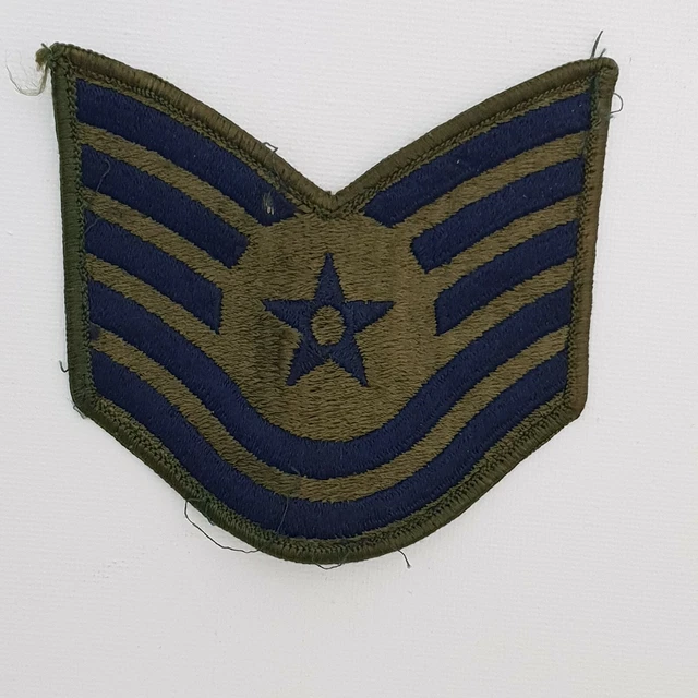 VINTAGE US AIR Force Technical Sergeant rank insignia cloth patch £5.35 ...