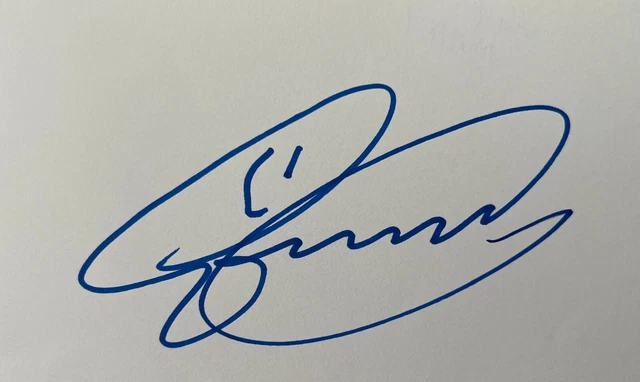 HAND SIGNED WHITE card of DANNY MURPHY, LIVERPOOL FC, FOOTBALL,SPORT ...