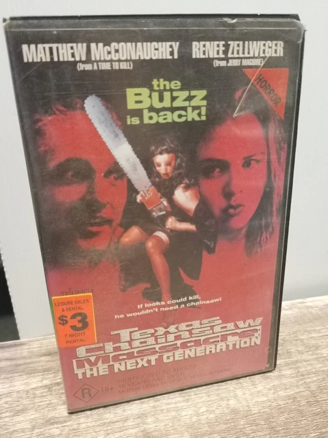 VHS VIDEO TAPE THE TEXAS CHAINSAW MASSACRE THE NEXT GENERATION Ex ...