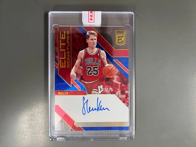 AUTOGRAPHE AUTOMATIQUE BLEU Steve Kerr 2023/24 Elite Signatures #3/25 ...