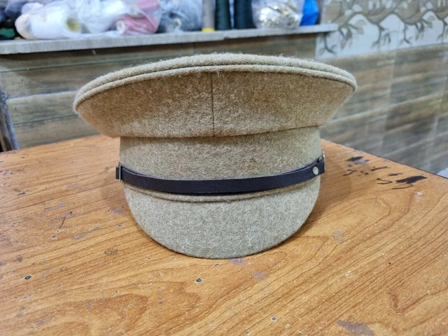 WW1 UK BRITISH Army Military Officers Enlisted Trench Wool Visor ...