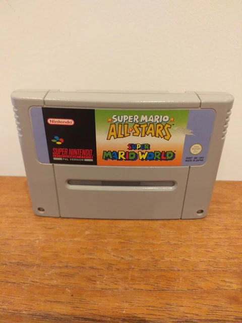 SUPER MARIO ALL-STARS Super Mario World. SNES. Cart only. Nintendo £11. ...