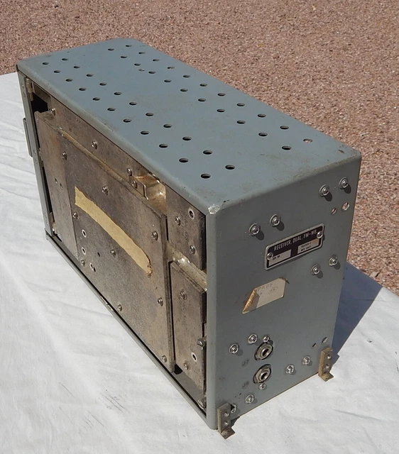 USN, USAF, USMC Aircraft Radio Receiver Type Dual, FM-WB and is marked ...