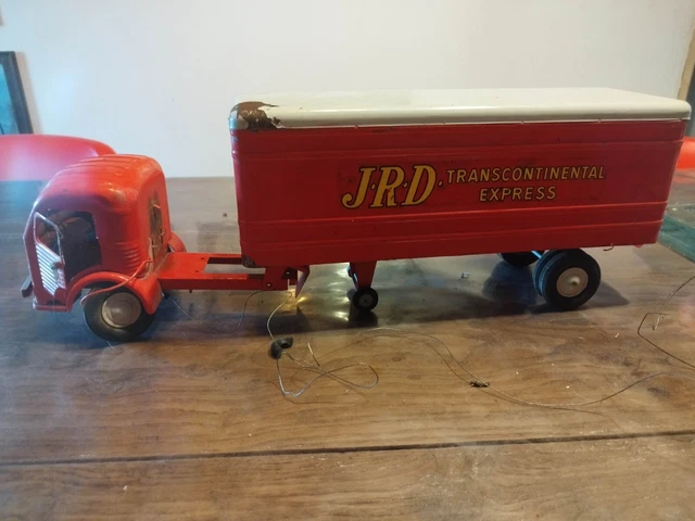 GRAND CAMION REMORQUE JRD Transcontinental Express Dinky Toys Jouet EUR ...
