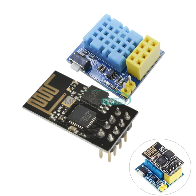 ESP8266 ESP-01/01S DHT11 Temperature Humidity WiFi Shield Module ...